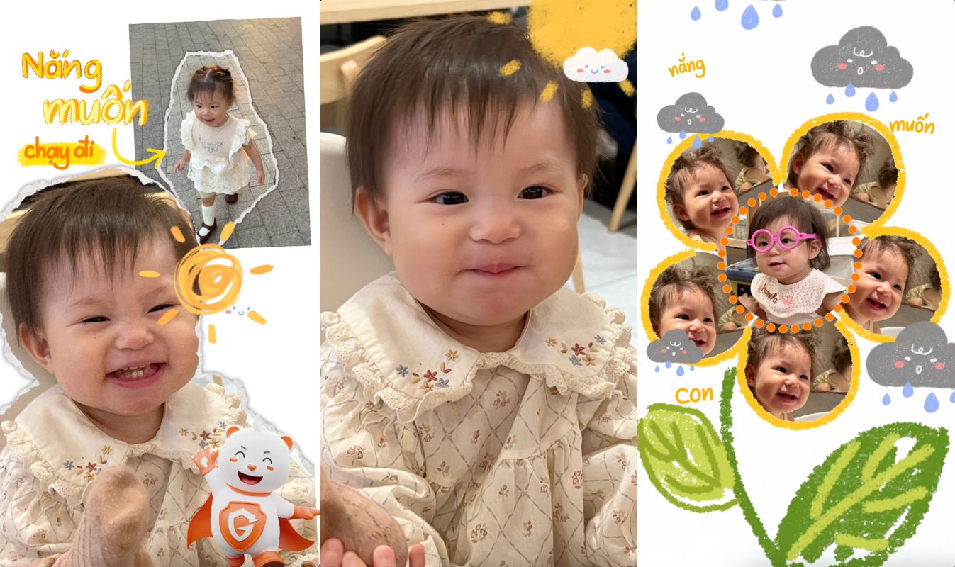 Điểm lại loạt khoảnh khắc đáng yêu của “em bé quốc dân” Pam Yêu Ơi khi ...