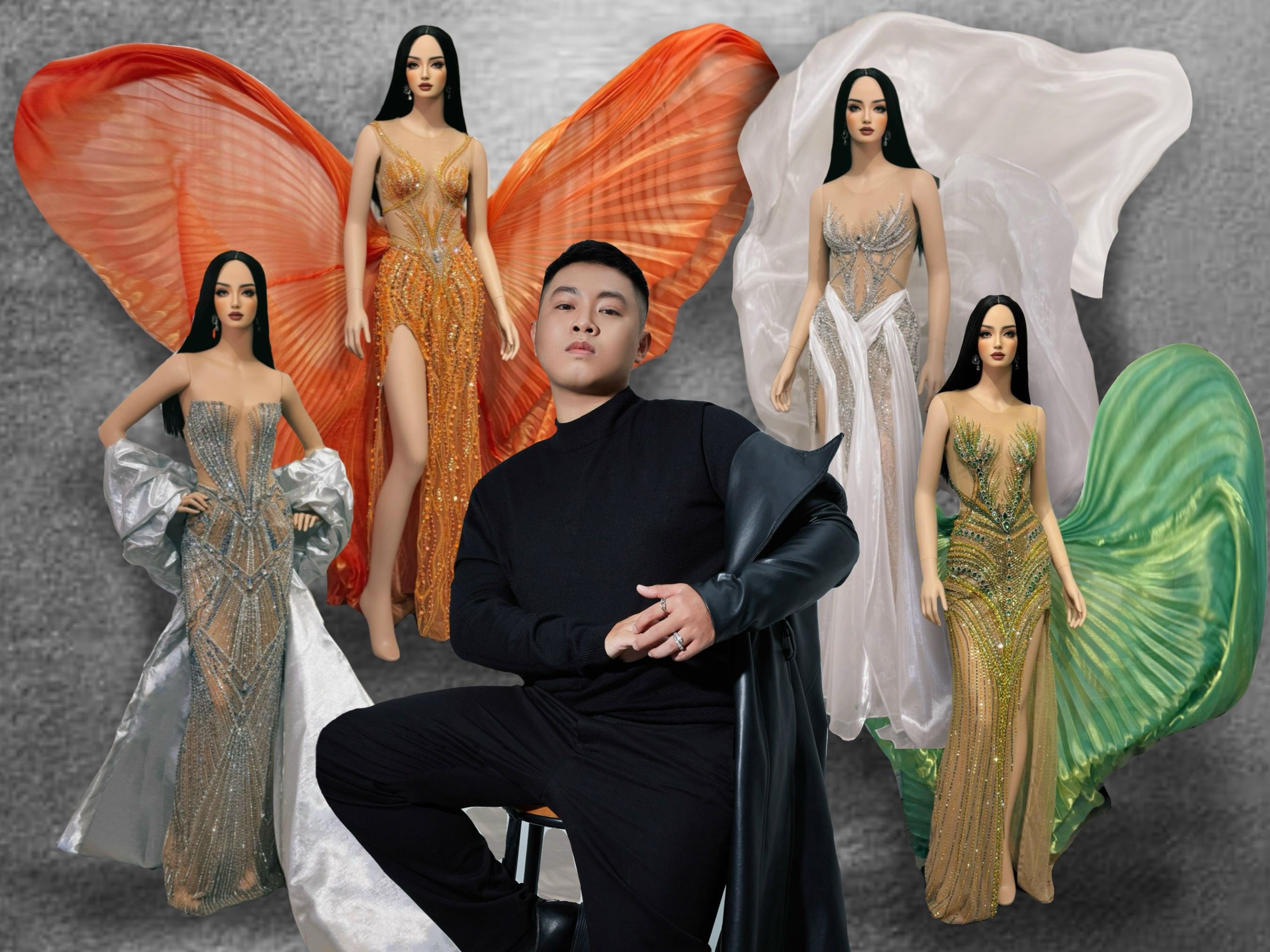 Lily Collins diện trang phục của Đỗ Mạnh Cường quay phim “Emily in ...